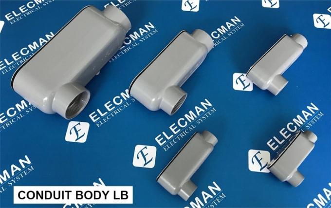 1/2" - 2" IMC Rigid Aluminum Conduit Bodies Threaded LB Type