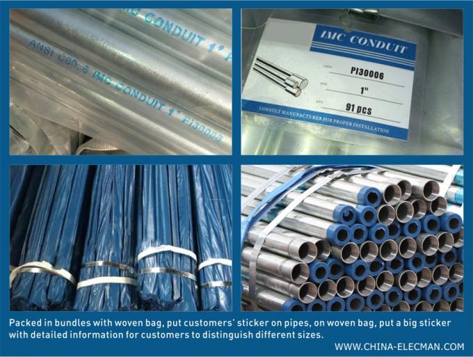 Intermediate Metal IMC Conduits UL1242 Galvanized Carbon Steel