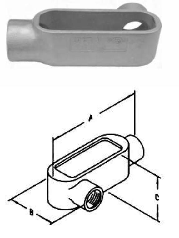 2" IMC Rigid Threaded Form 7 Conduit Bodies Electrical Condulets X type