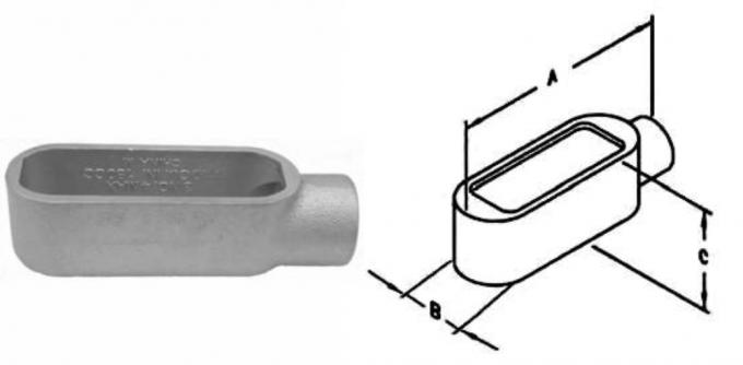 2" IMC Rigid Threaded Form 7 Conduit Bodies Electrical Condulets X type