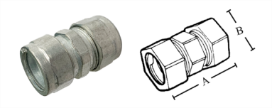 CCP 4 Inch EMT Compression Coupling EMT Conduit To EMT Conduit Type