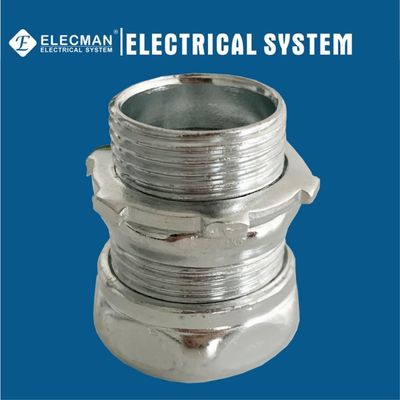 COP Zinc EMT Set Screw Coupling Connector EMT Conduit To EMT Conduit Type
